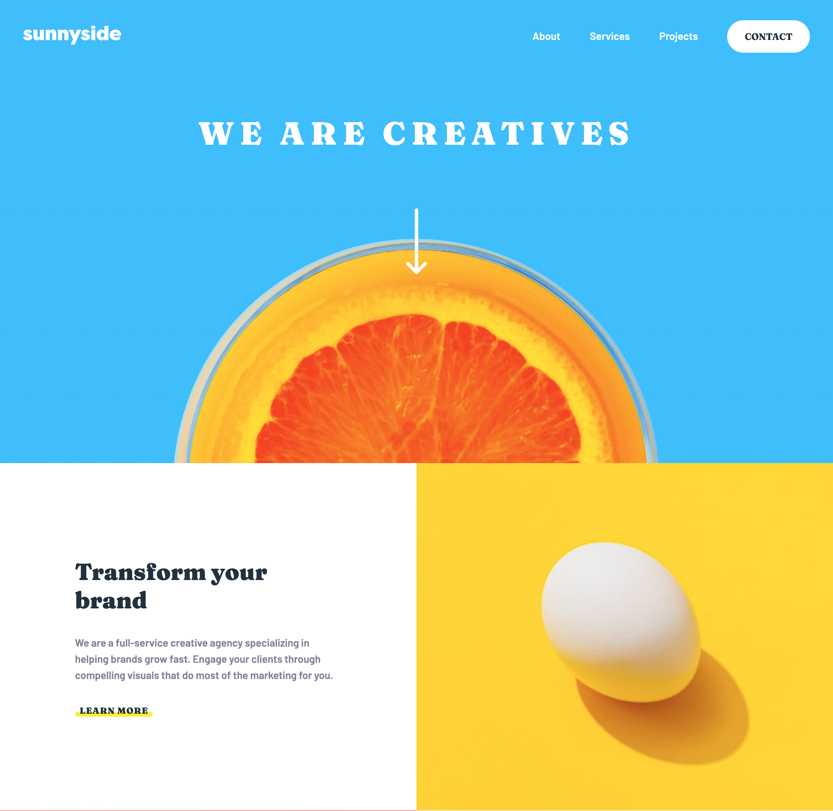 Github Hqz3 Fem Sunnyside Agency Landing Page