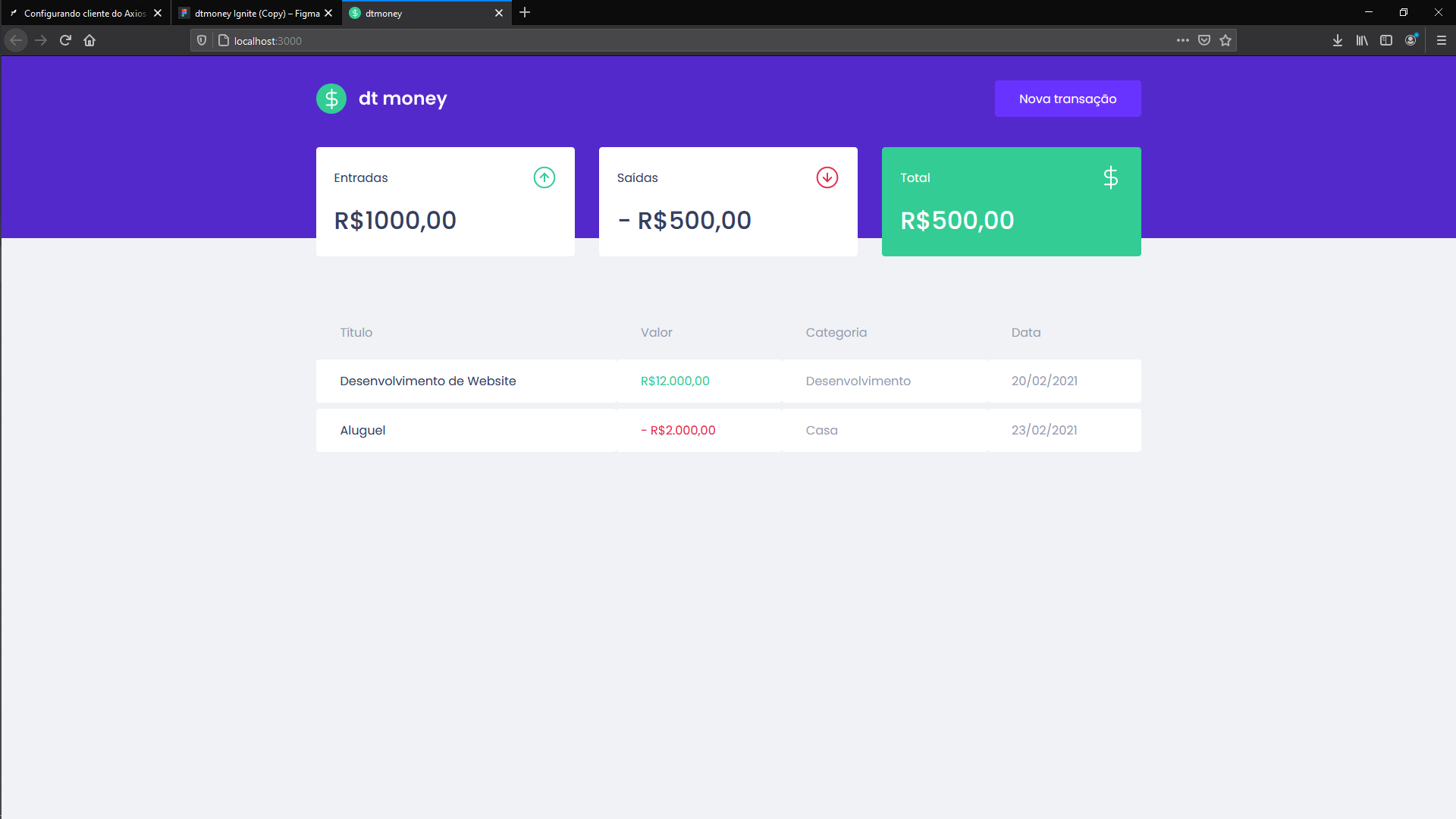GitHub - alsoDiego/react-dtmoney