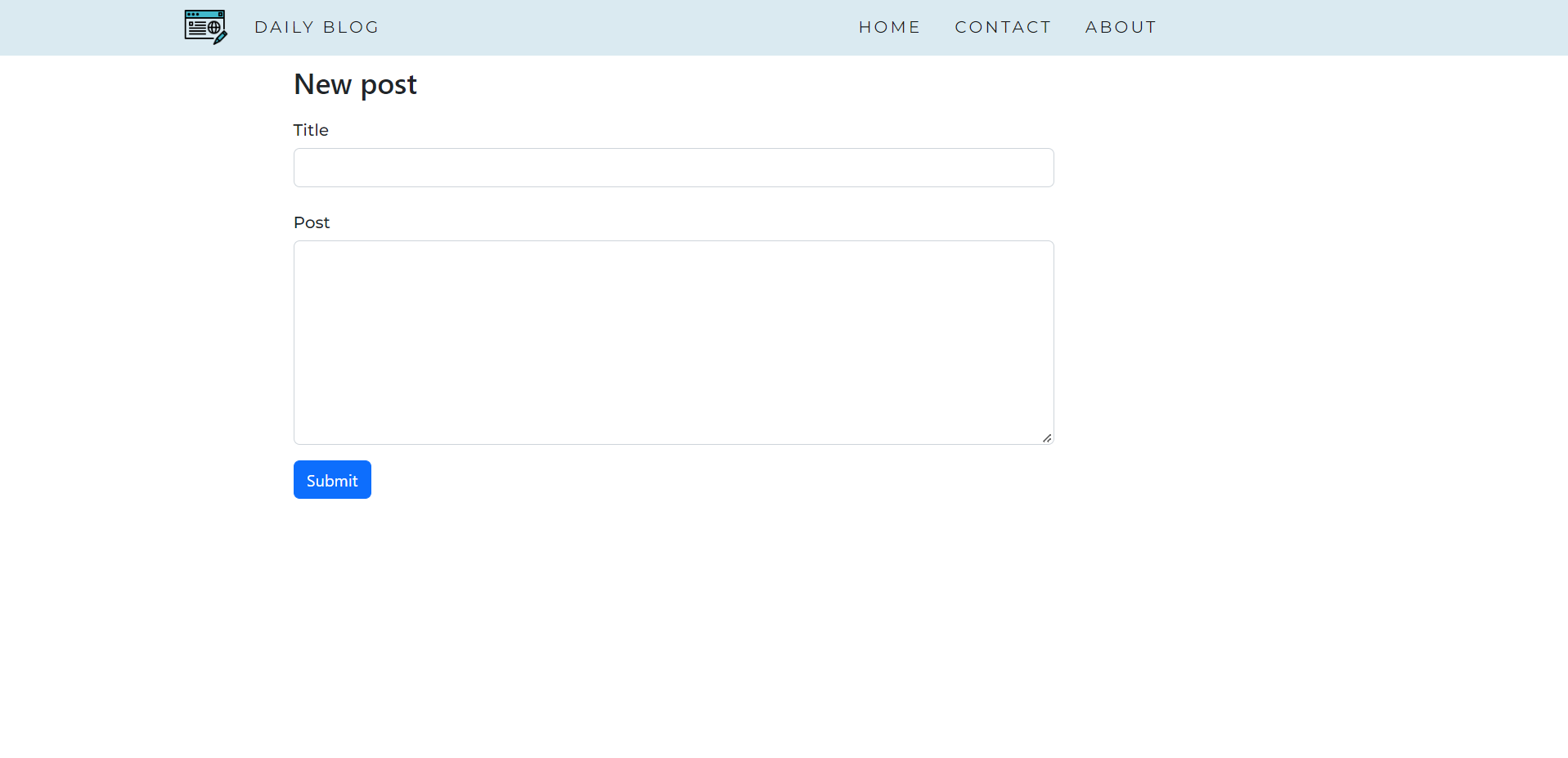 GitHub - oliver-png/blog-app: Blog web app that lets user add and save ...
