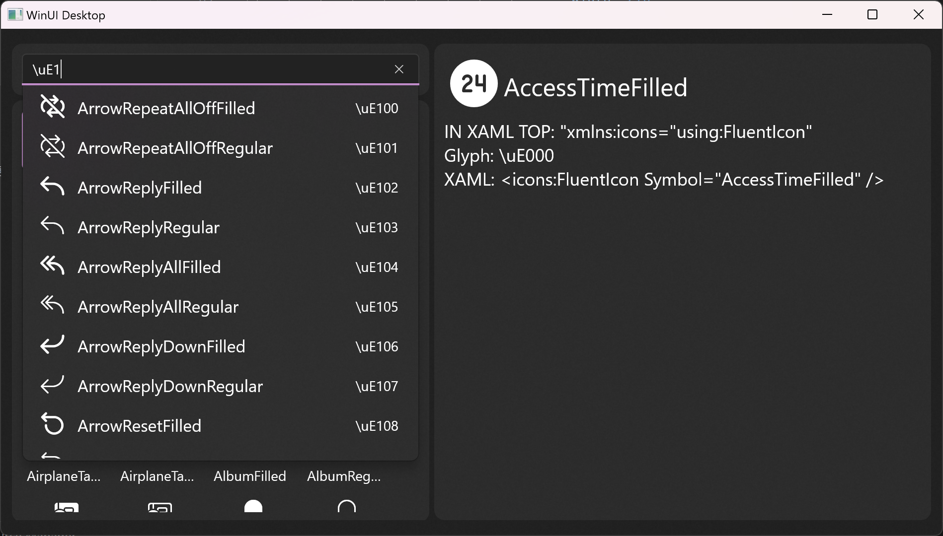 GitHub - kitUIN/FluentIcon: Windows App SDK Fluent System Icon Control