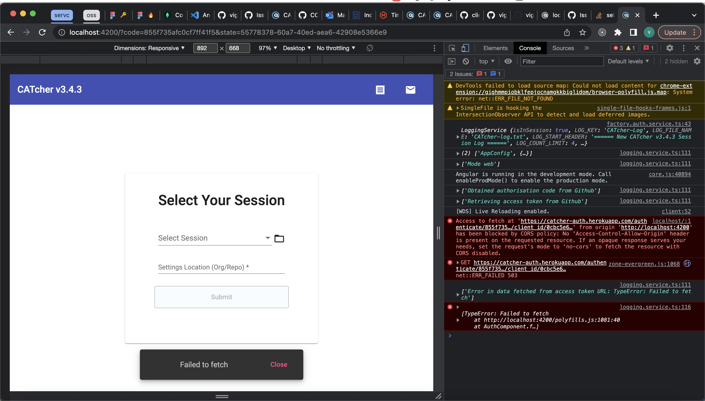 CORS issue on heroku when attempting to log in · Issue #1070 · CATcher-org/CATcher · GitHub