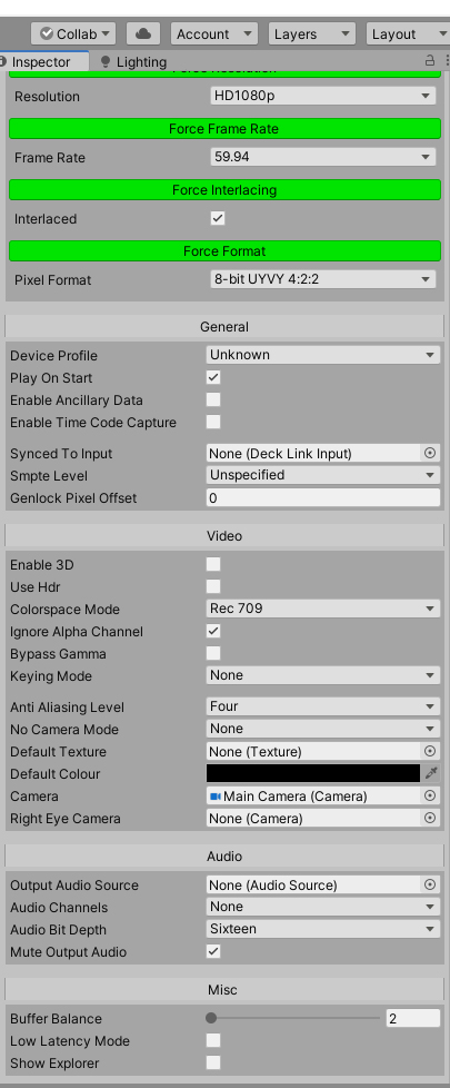Problem with Post Processing - Lose the input video from blackmagic ...