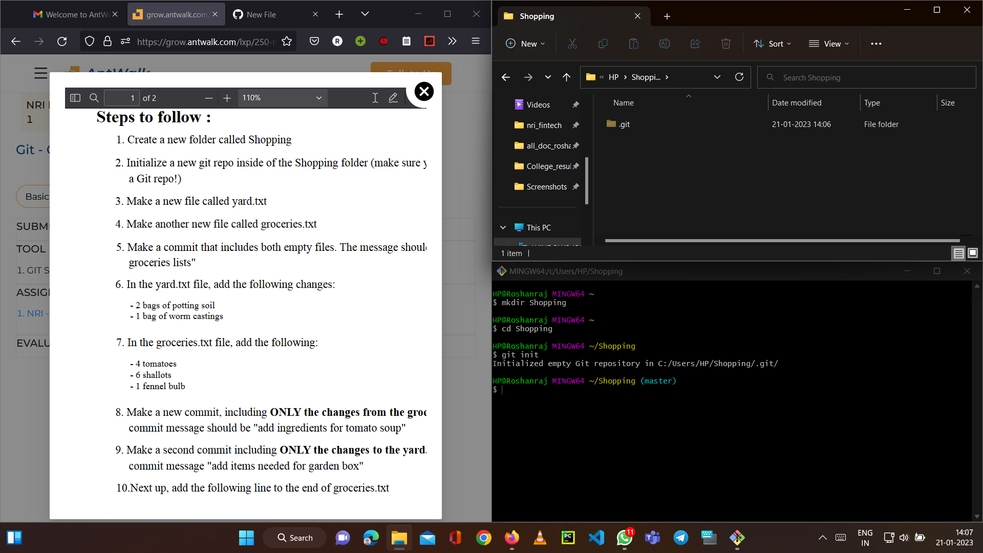 Github Roshan5401gitcommands Assignments Associated With The Git Commands Project Will Be 1799