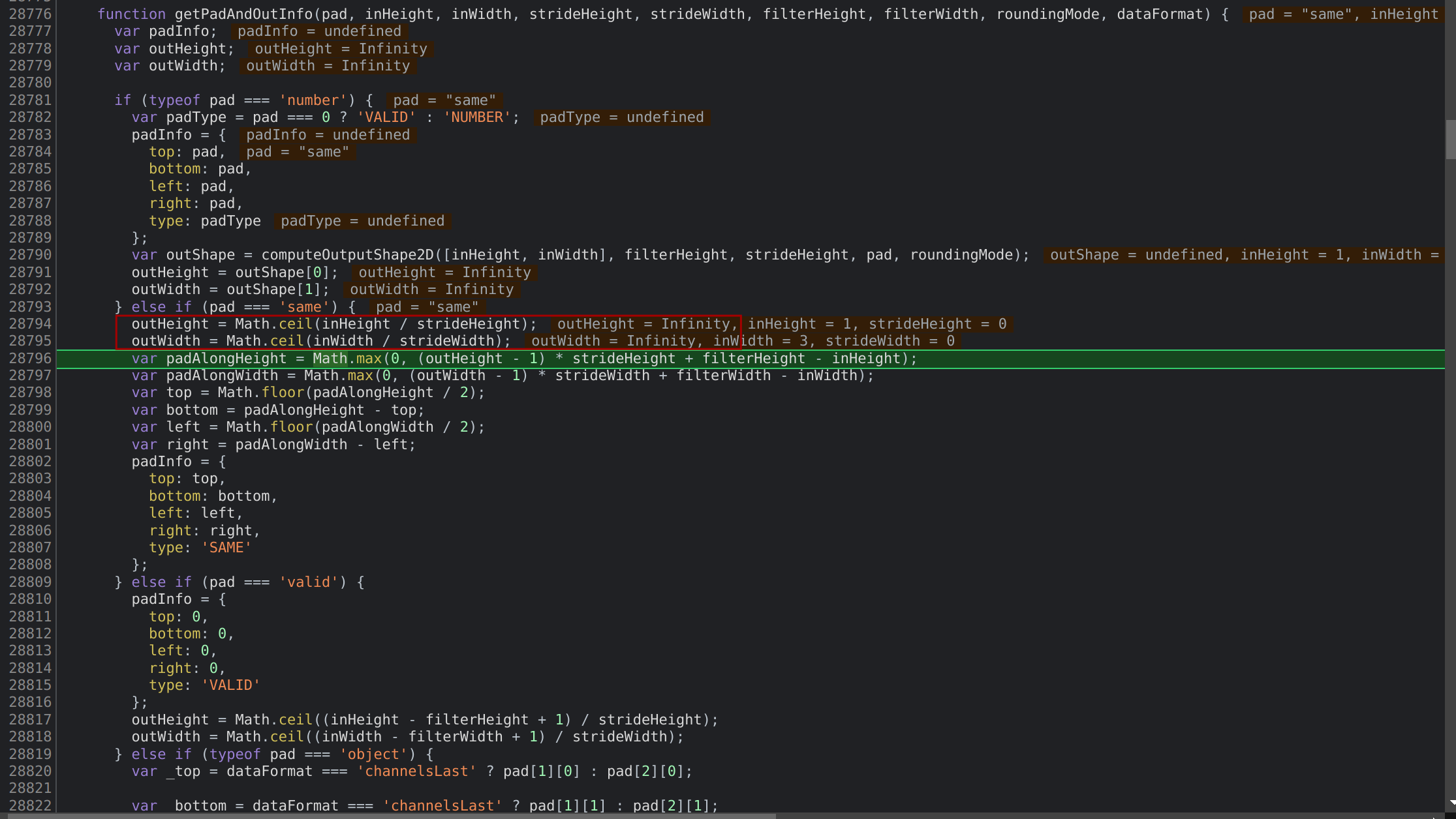 When Strides Is 0 The Nv2d Occurred Crash · Issue 6990 · Tensorflowtfjs · Github 