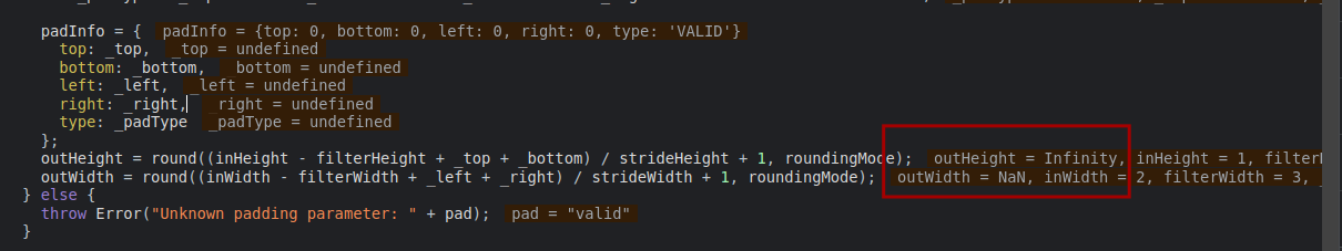 For some inputs, there is an infinite loop inside the tf.dilation2d, causing the function to non ...
