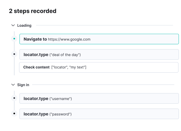 Script recorder UI · Issue #87 · elastic/synthetics-recorder · GitHub