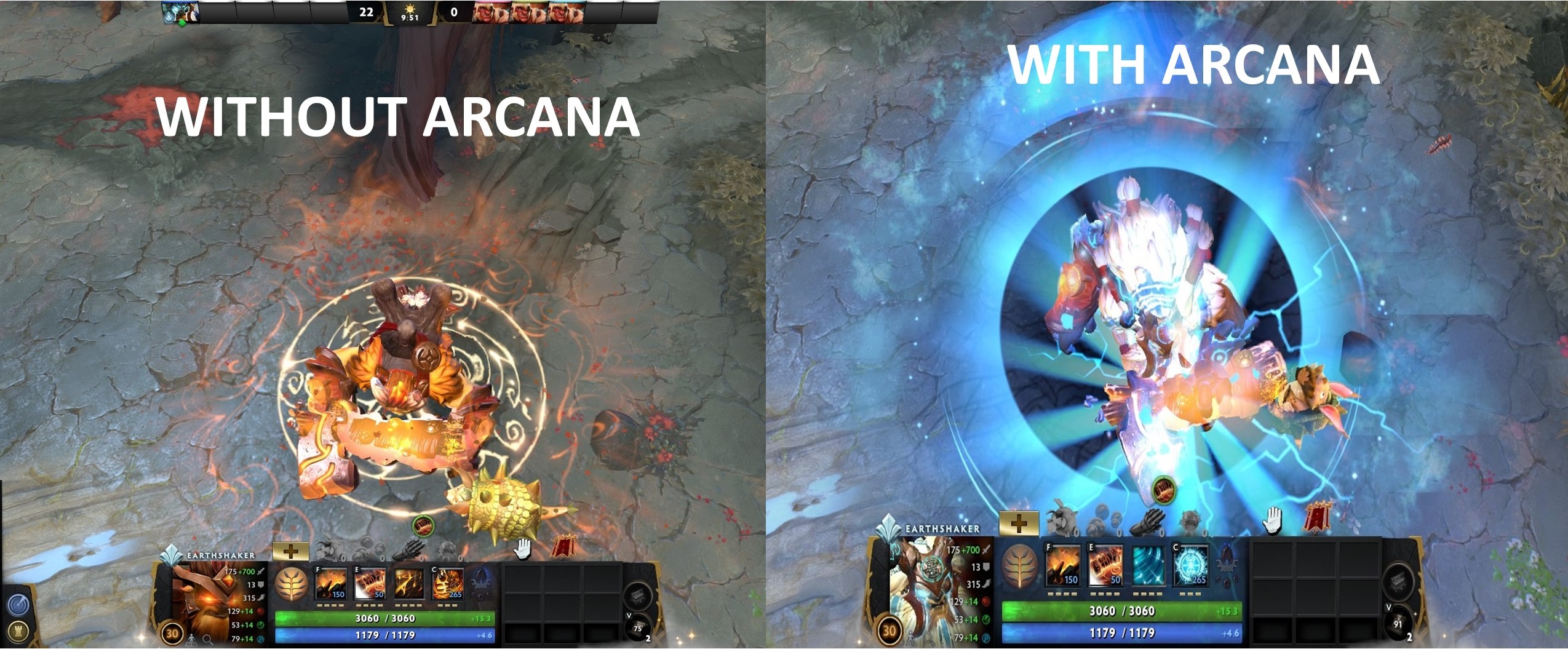 Earthshaker's Bracers of the Cavern Luminar immortal is not working with ES Arcana · Issue #3697 ...