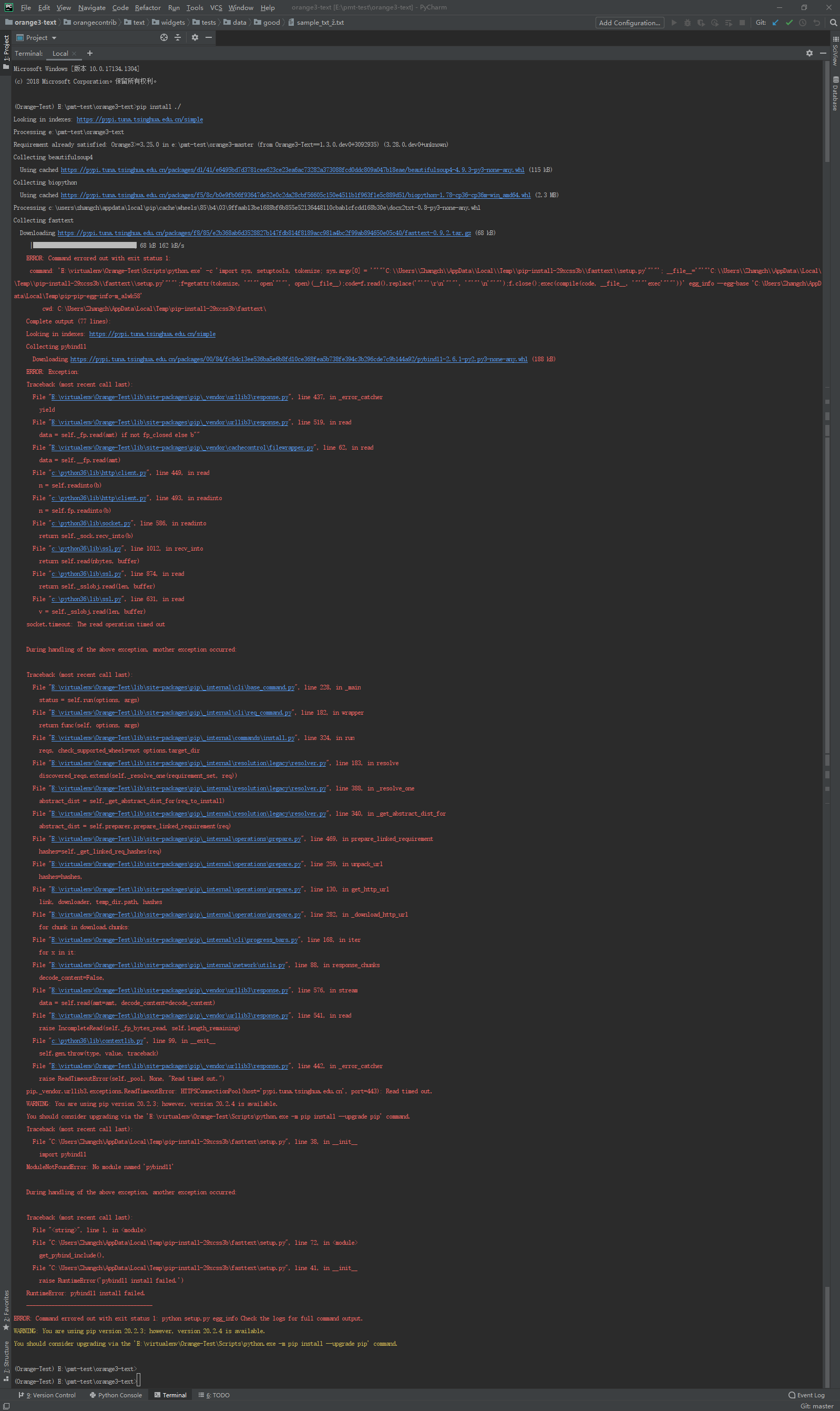 Character format problem · Issue #570 · biolab/orange3-text · GitHub