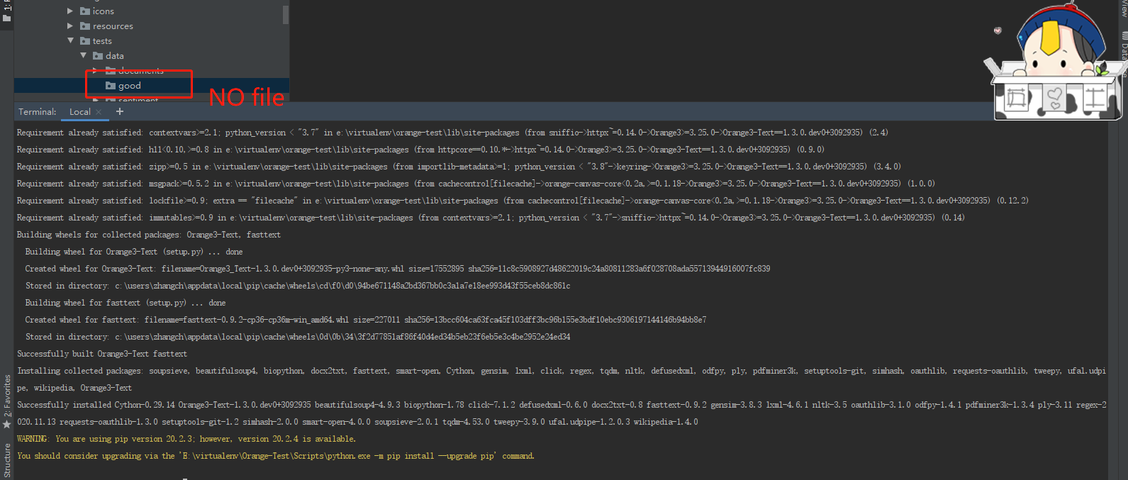 Character format problem · Issue #570 · biolab/orange3-text · GitHub