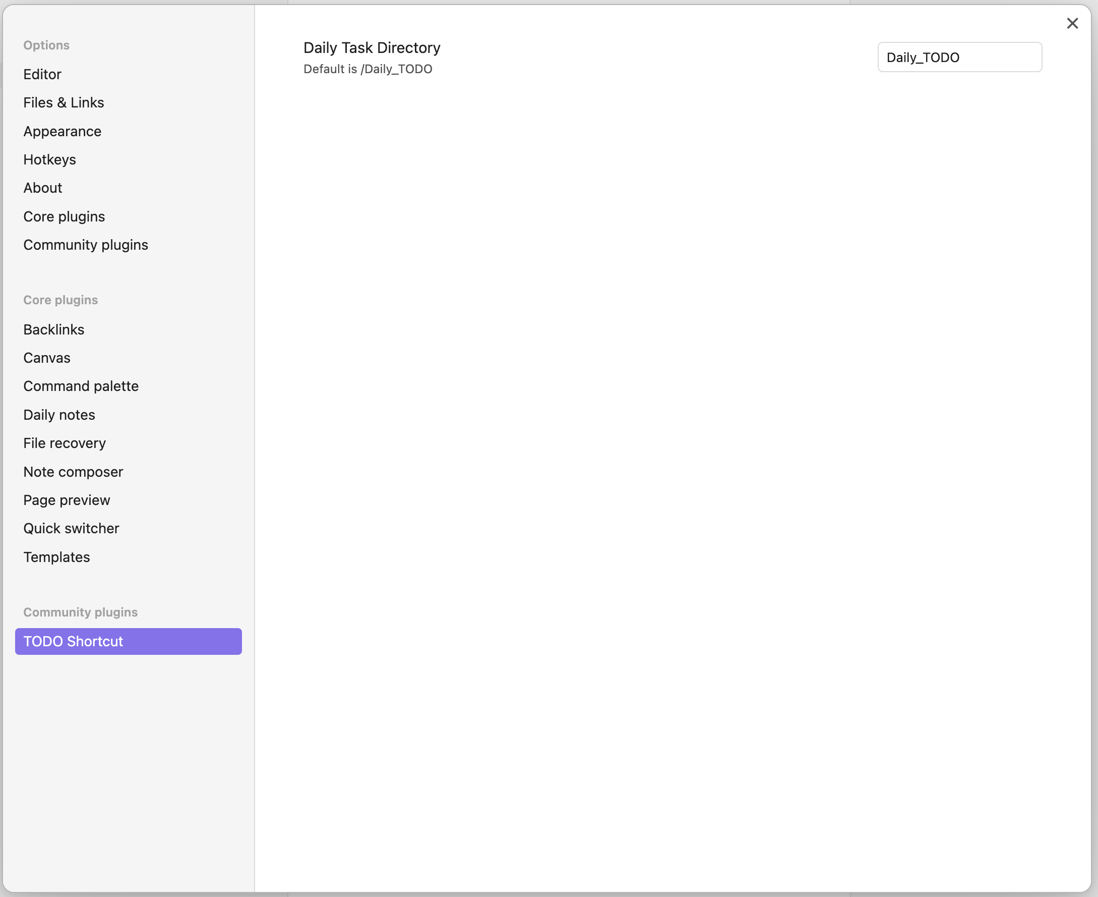 GitHub - zikunw/obsidian-todo-shortcut-plugin: This is an Obsidian plug-in to help create daily ...