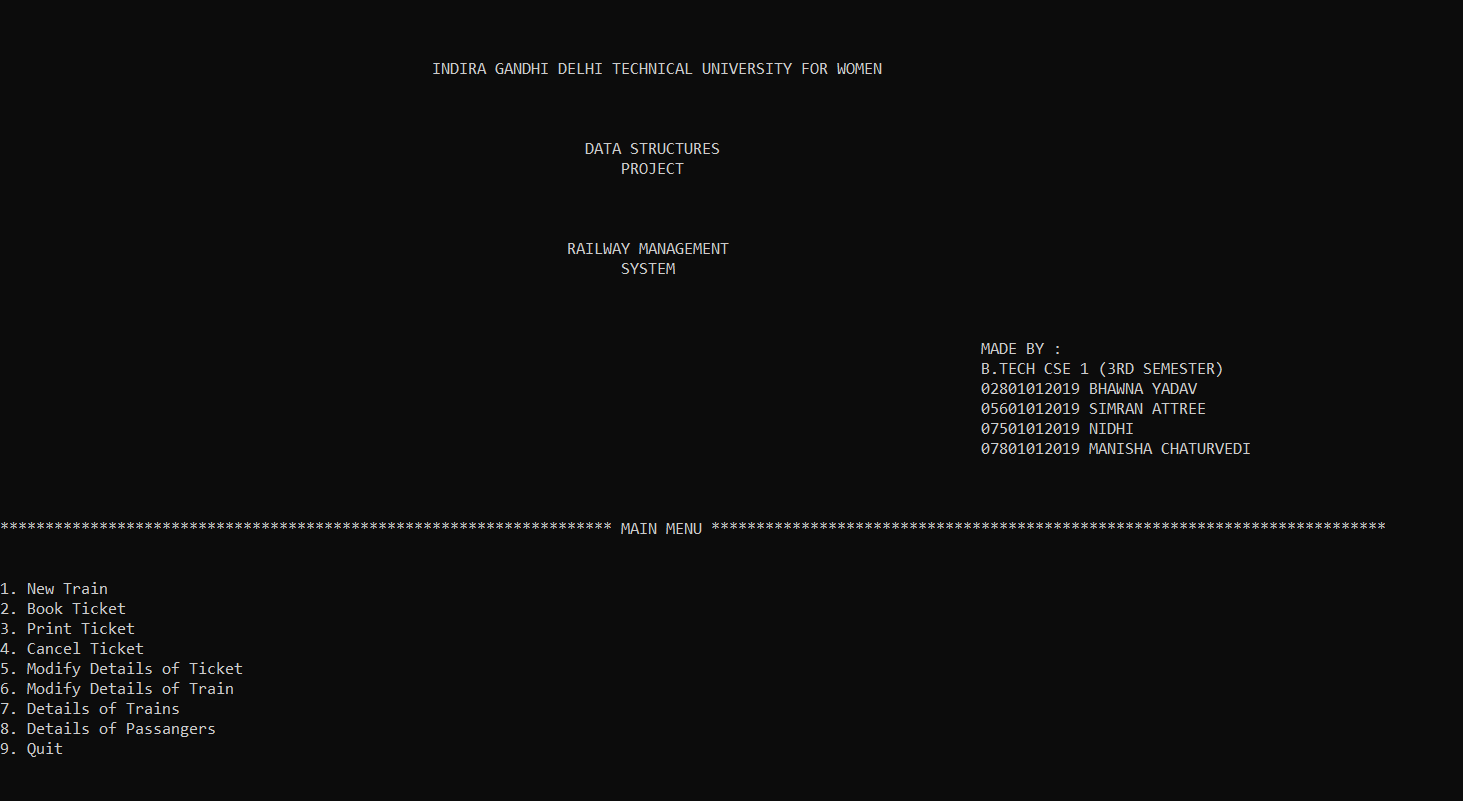 GitHub - manisha1904/Ticket_Booking_System: C++ Project