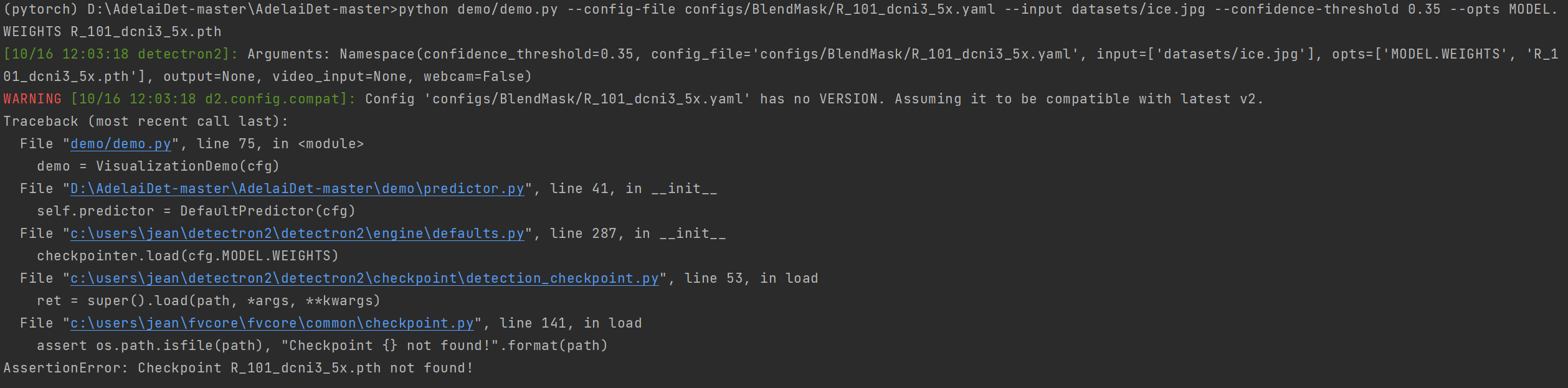help me master~ where's the downloaded file? · Issue #461 · aim-uofa/AdelaiDet · GitHub