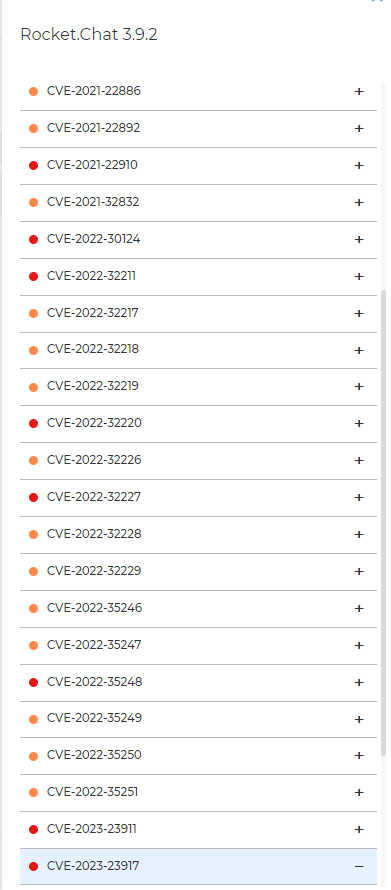 24 CVE's were found in version Rocket.Chat 3.9.1 · Issue #2635 · RocketChat/Rocket.Chat.Electron ...