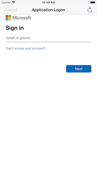 Unable to see the Sign In web page with MSAL 1.1.12 / 1.1.13 in iOS 14 ...