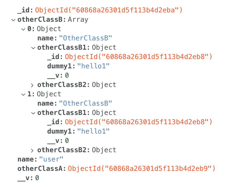 Cannot reference other class correctly in typegoose (mongoose) and save reference (ObjectId ...