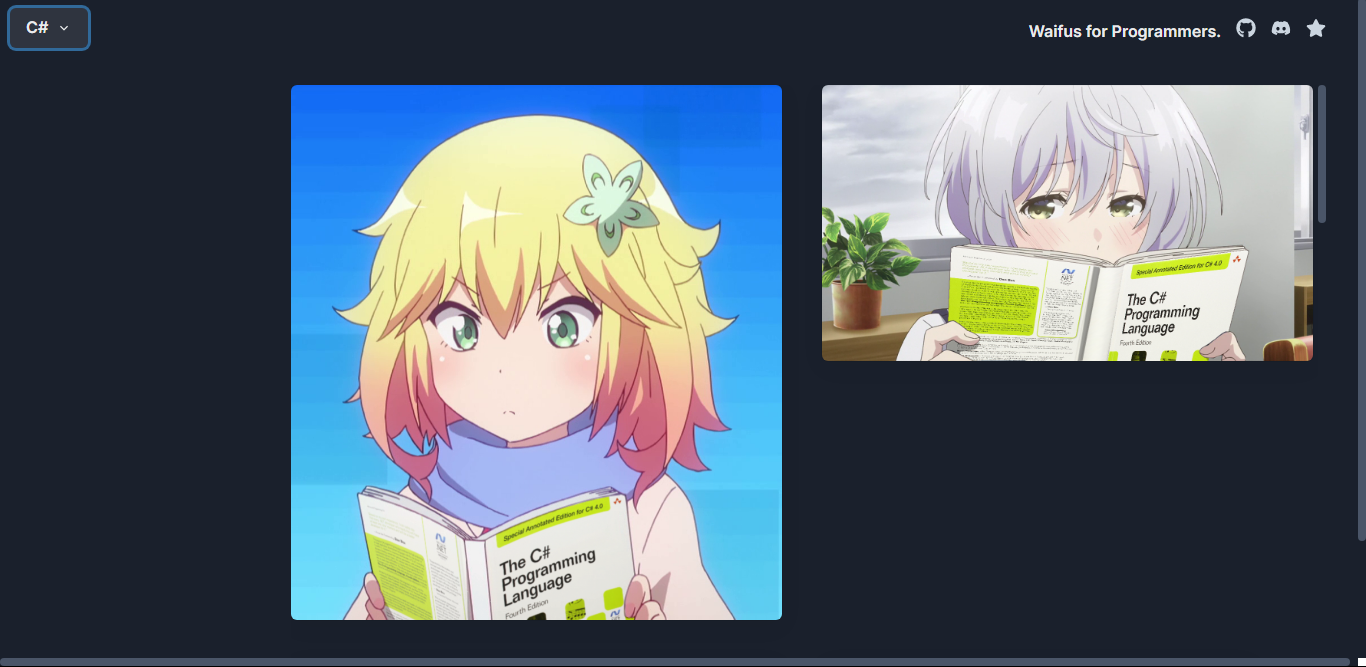 need UrlEncode in api · Issue #2 · asrvd/waifus-for-programmers · GitHub