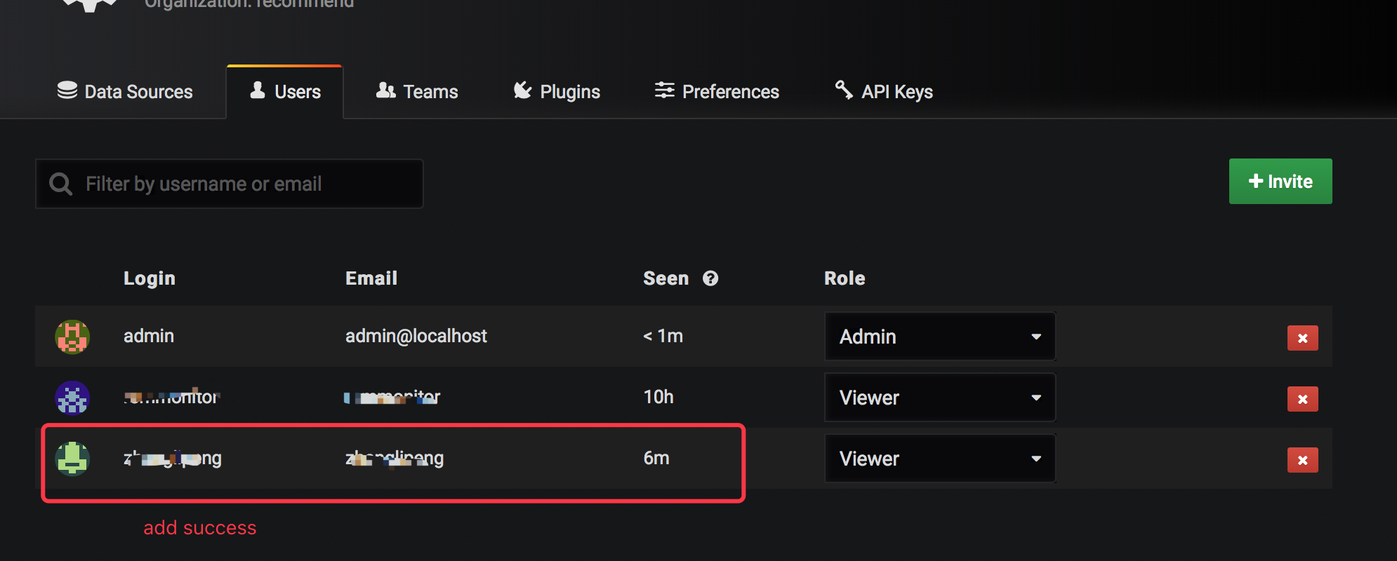 Add User To Org Only Effect Onec When Use Ldap · Issue 12958 · Grafana