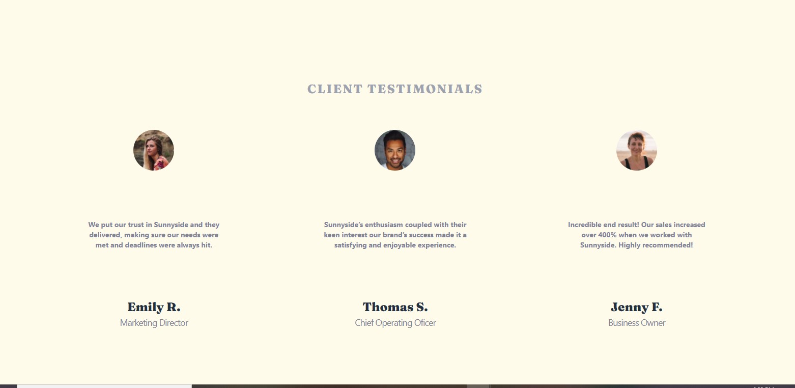 GitHub - Nnenna-udefi/sunnyside-agency-card-capstone-project-2: frontend mentor challenge