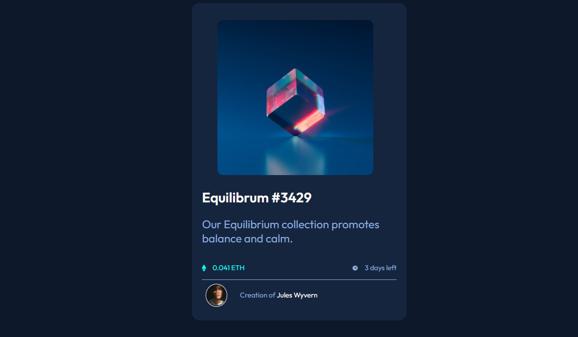 GitHub - Nnenna-udefi/NFT-Preview-Card