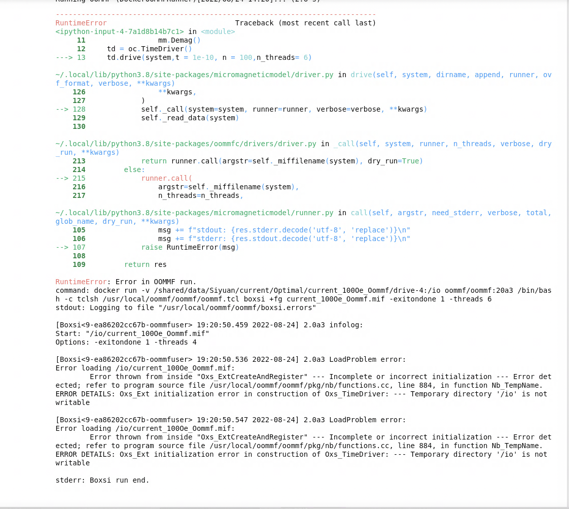 instantiate abstract class TimeDriver with abstract methods _x · Issue #219 · ubermag/help · GitHub