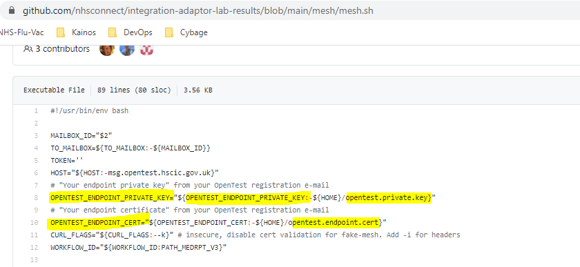 Use of generic name for variables in mesh script · Issue #106 · NHSDigital/integration-adaptor ...
