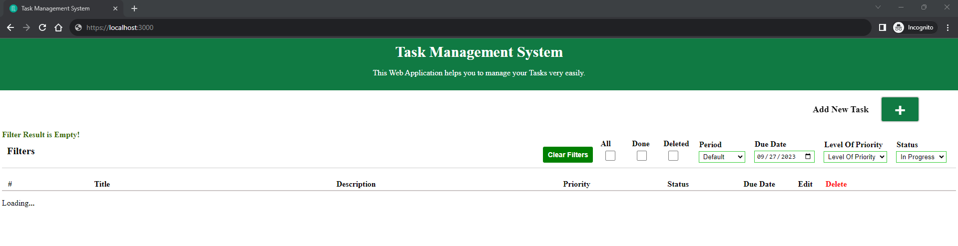 GitHub - NimeshaPrasadini/Task-Management-System: Task Management System using React JS and .NET ...
