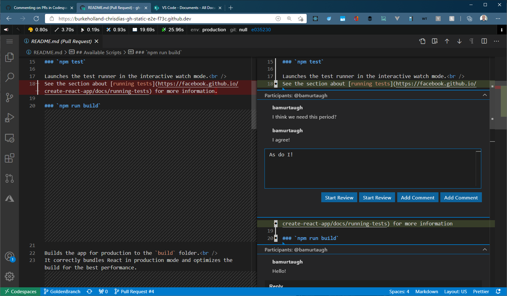 Duplicate Buttons In Pr Comments · Issue 2463 · Microsoftvscode Pull