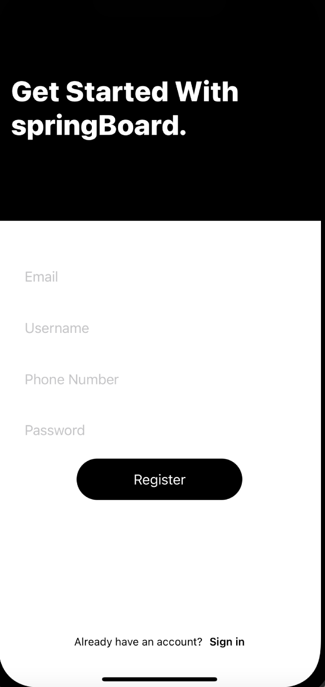 GitHub - oh-yas/springBoard: Barebones social media app to remove emphasis on numbers and ...