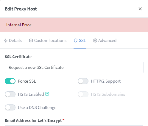 Nginx Proxy Manager not working · Issue #423 · novaspirit/pi-hosted · GitHub