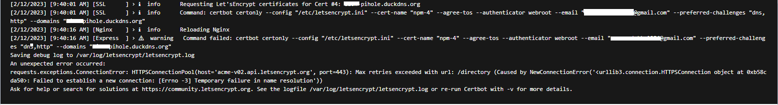 Nginx Proxy Manager not working · Issue #423 · novaspirit/pi-hosted · GitHub