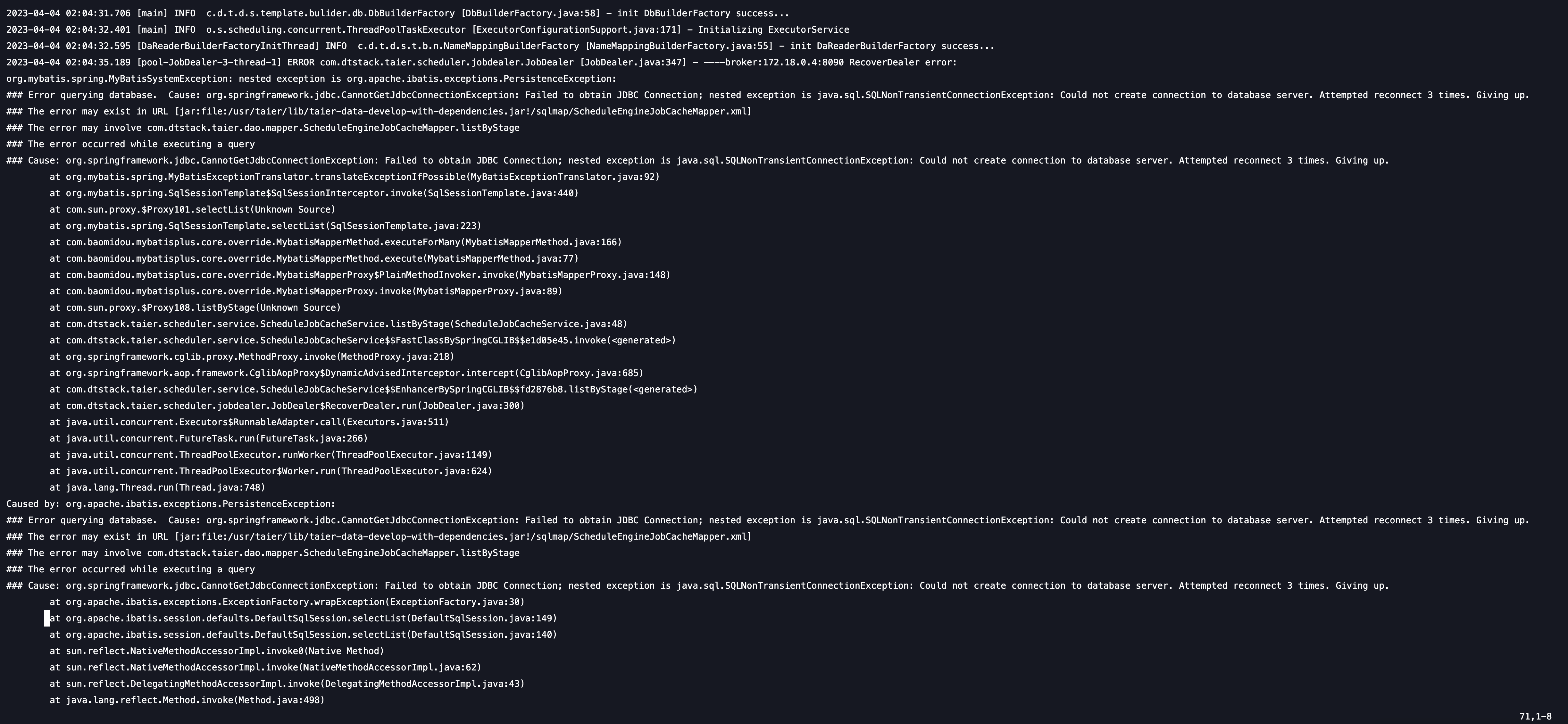 Bug Docker Compose 使用docker Compose启动服务报错 · Issue 1028 · Dtstacktaier · Github