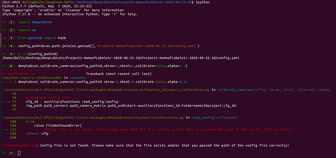 3D Deeplabcut problem · Issue #886 · DeepLabCut/DeepLabCut · GitHub