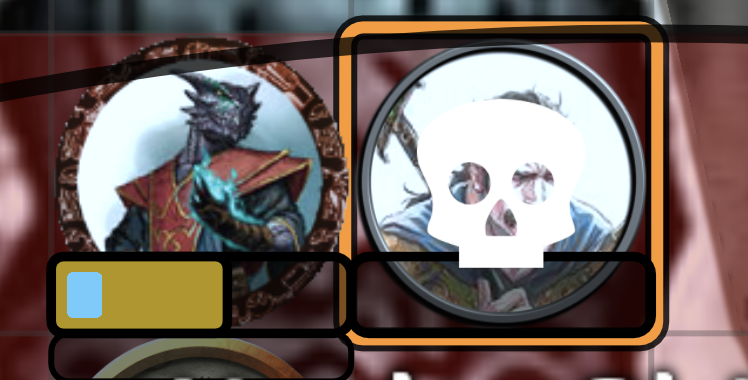 Improved rendering of stacked Tokens: Interface elements of Tokens are ...