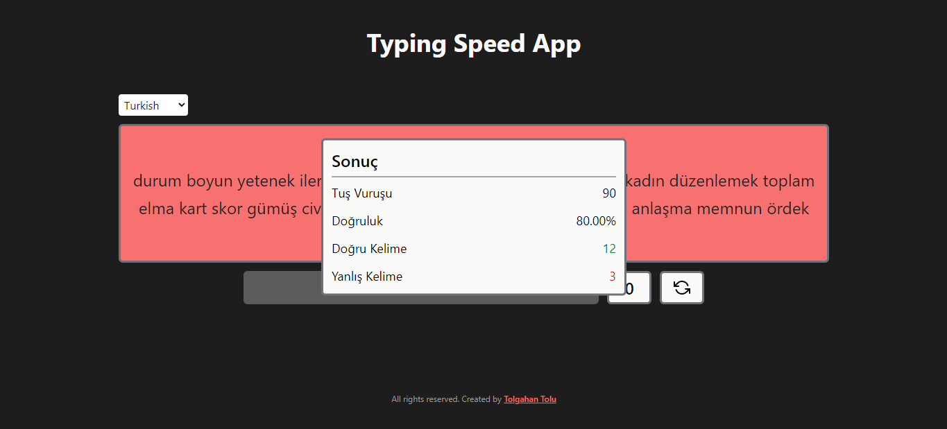 GitHub - tolgahantolu/patika-typing-speed-app-redux: Typing Speed App that I developed using ...