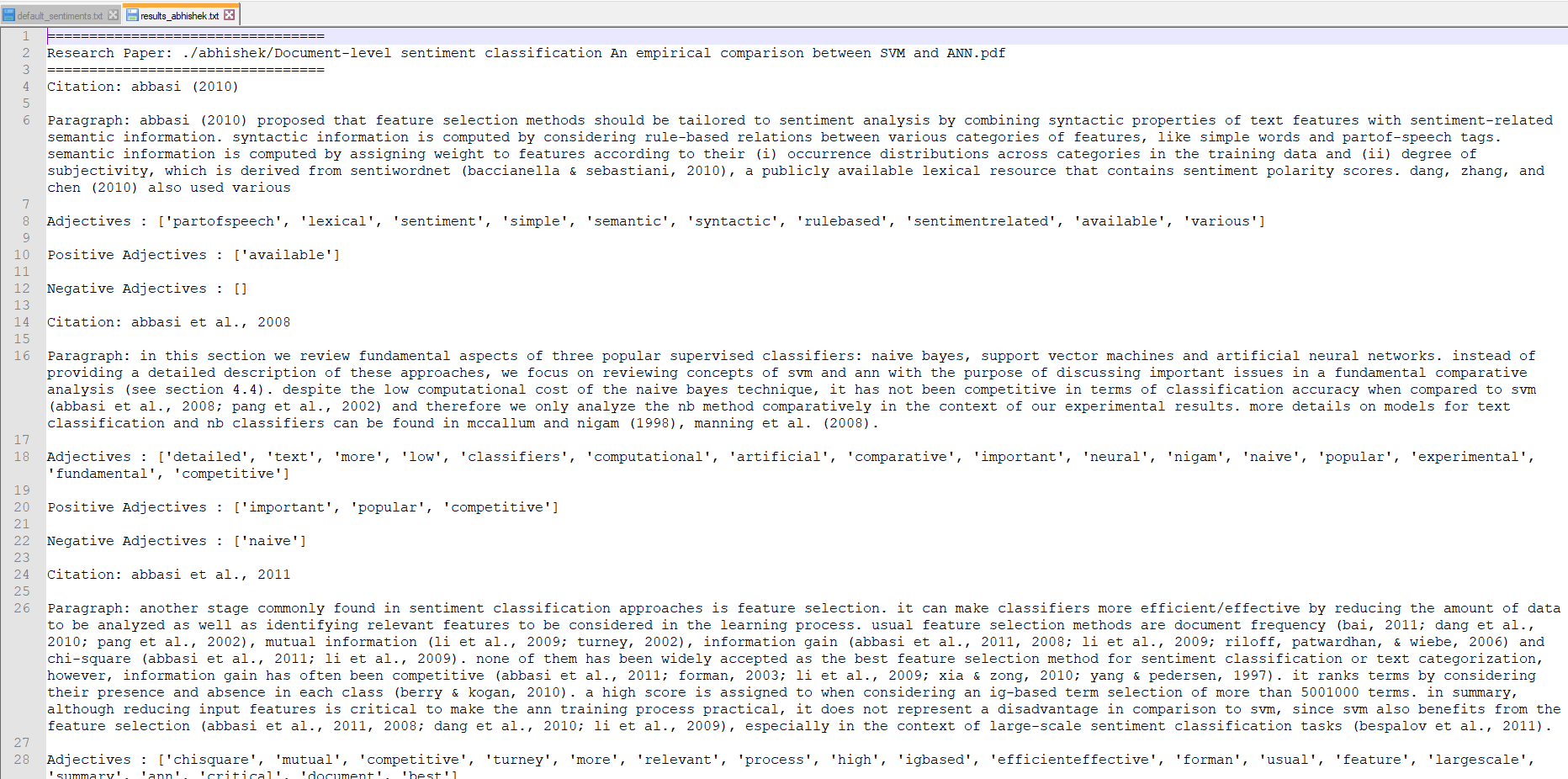 GitHub - abhishek7997/citation-sentiment-analysis: Perform sentiment analysis on citation of ...