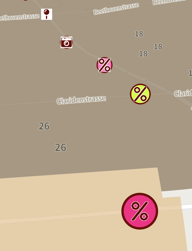 Unclean rendering of the halo with sdf icons with 'icon-halo-width ...