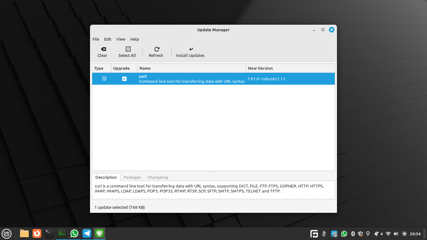 Mintupdate description pane is too narrow · Issue #831 · linuxmint/mintupdate · GitHub