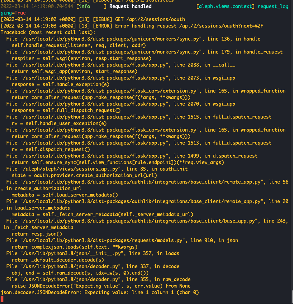 keycloak oauth redirect · Issue #2160 · alephdata/aleph · GitHub