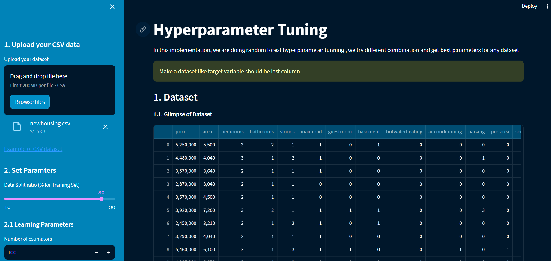 GitHub - Iamkartikey44/ML_Streamlit_Projects