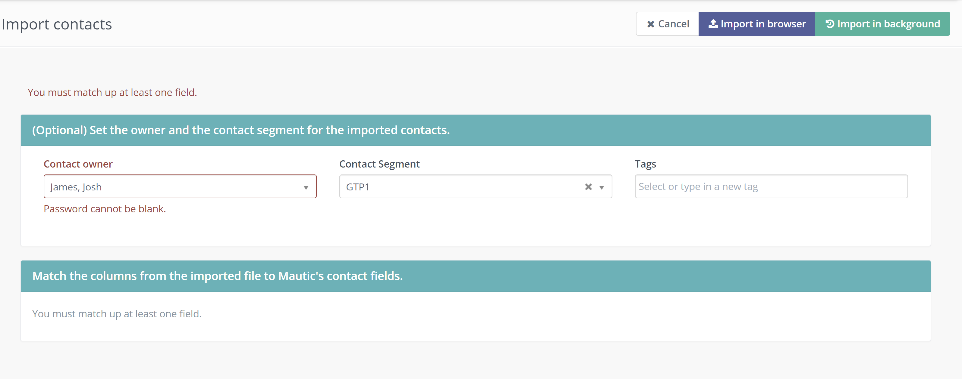Mautic "Add Contacts" Bug? · Issue #9912 · mautic/mautic · GitHub