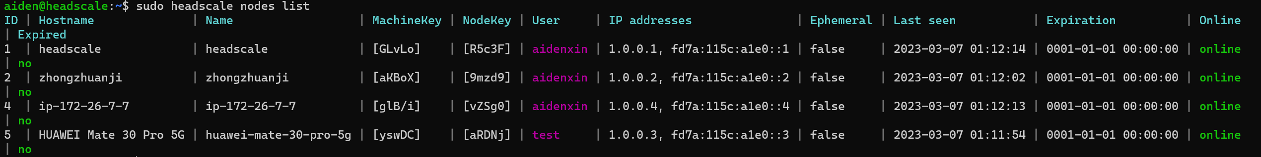 headscale can ping through different namespaces · Issue #1257 · juanfont/headscale · GitHub