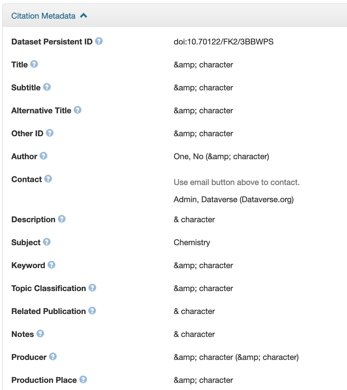 Special characters (ampersand, greater than, less than, nbsp) in ...