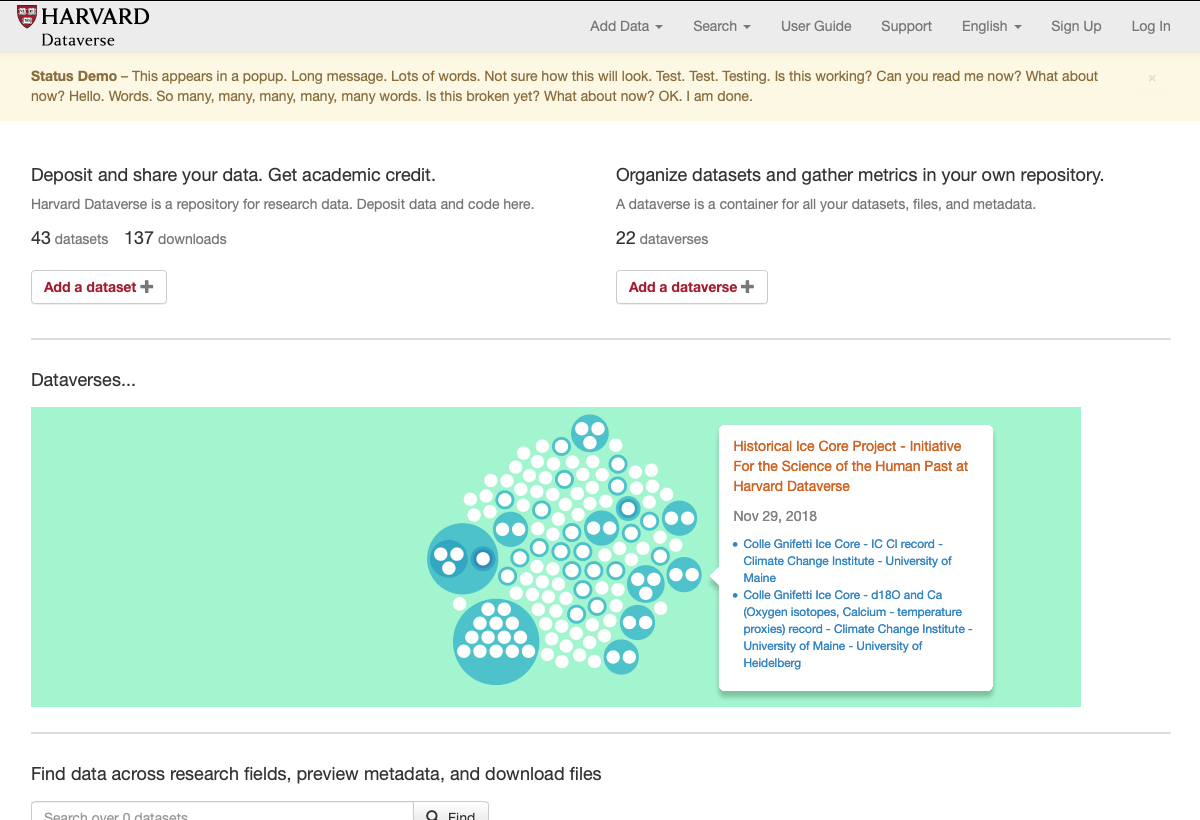 Visualization for Harvard Dataverse home page · Issue #5603 · IQSS ...