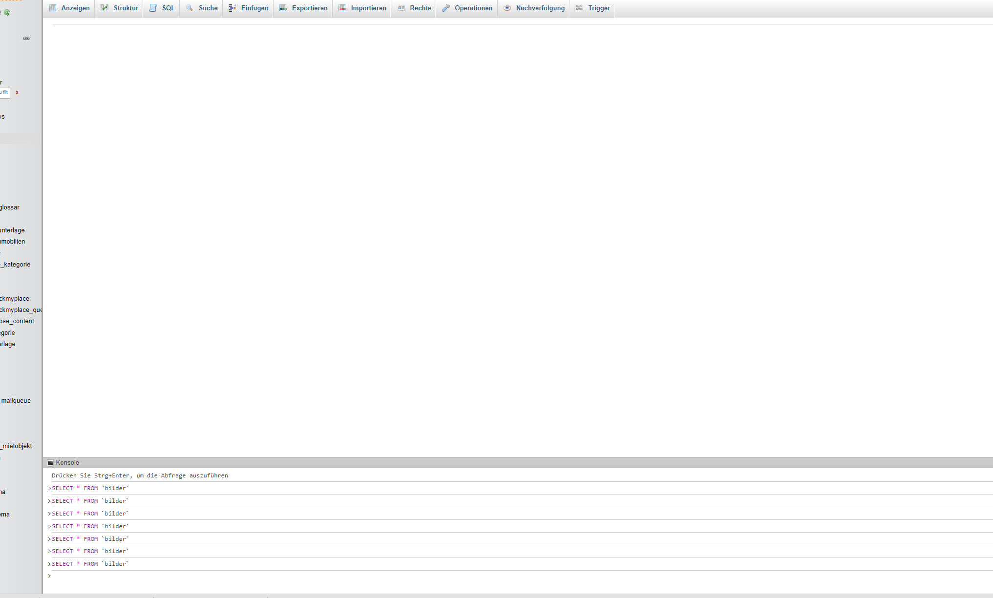 Empty page when editing/inserting to some tables · Issue #17907 ...