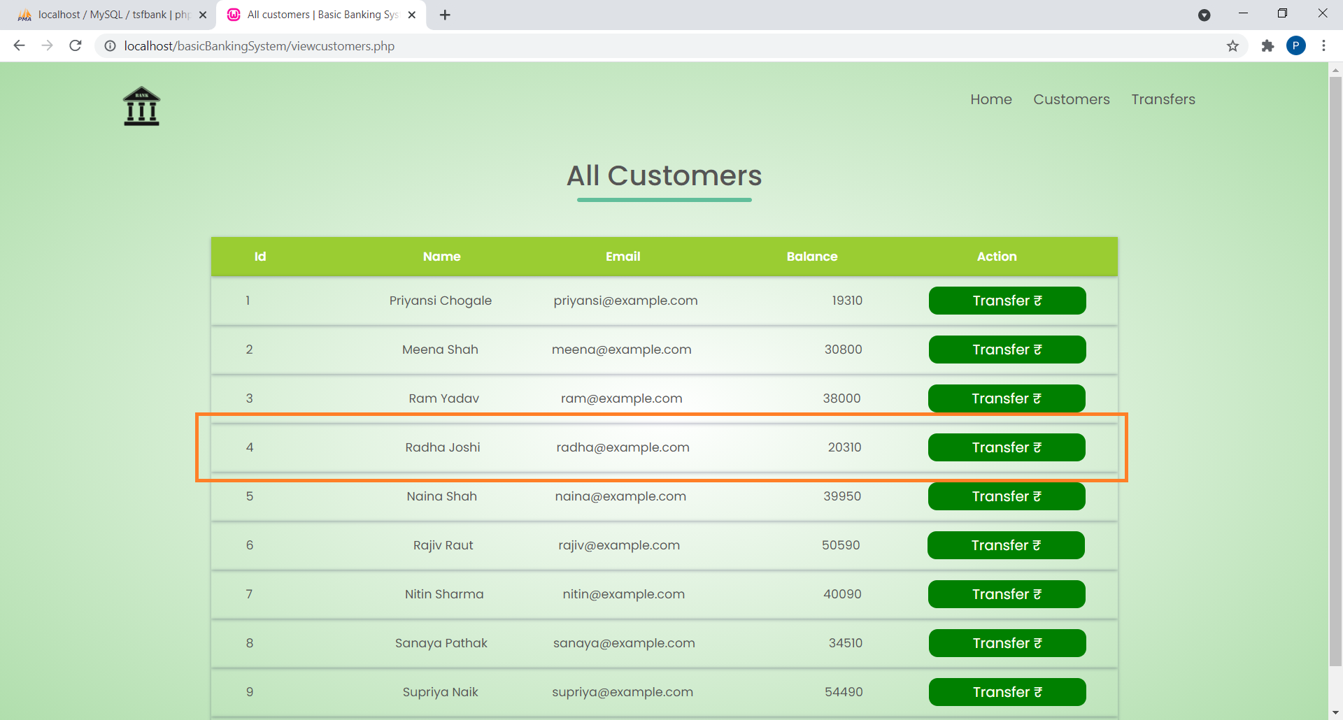 GitHub - priyansiChogale/basicBankingSystem