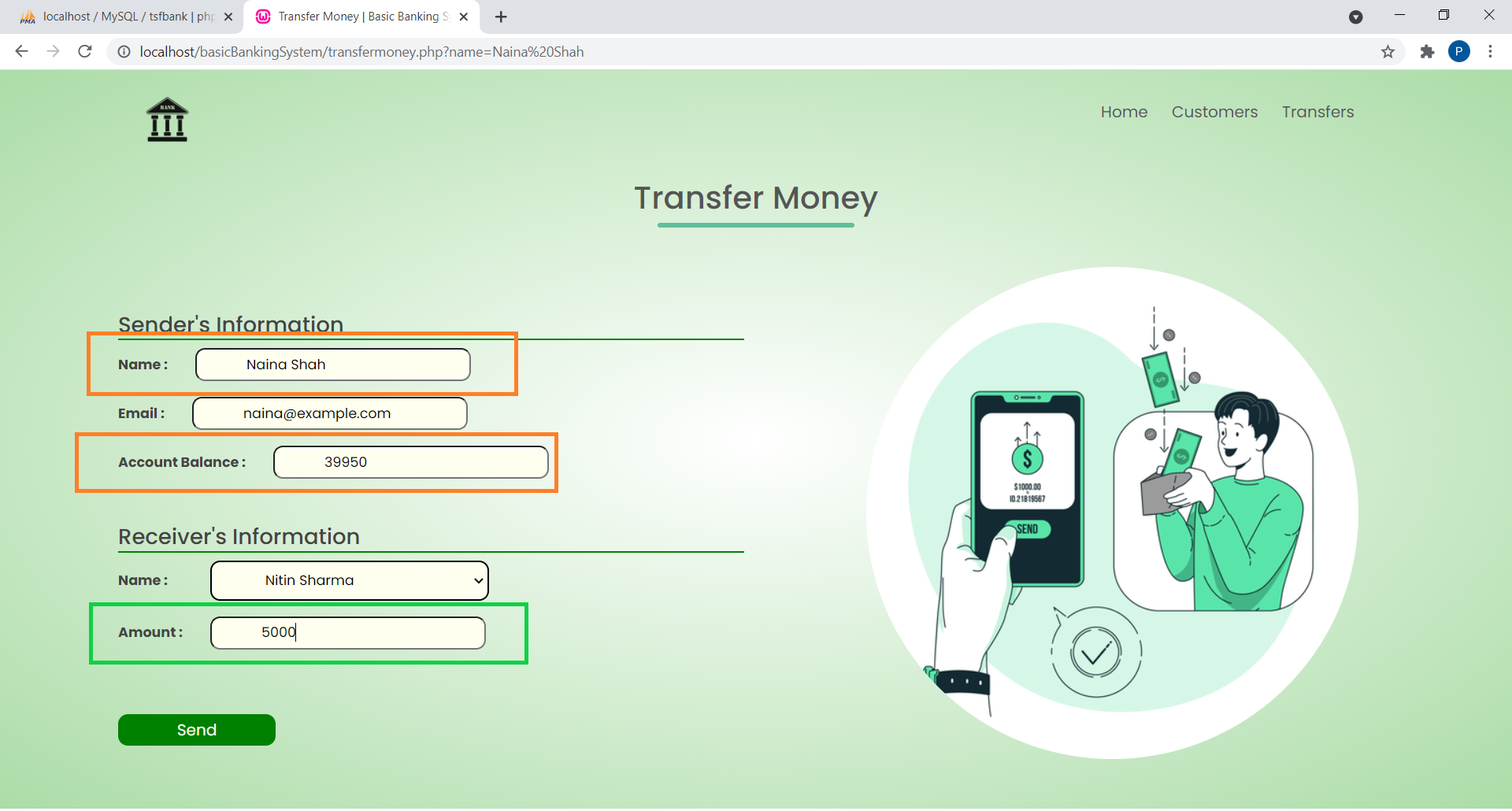GitHub - priyansiChogale/basicBankingSystem
