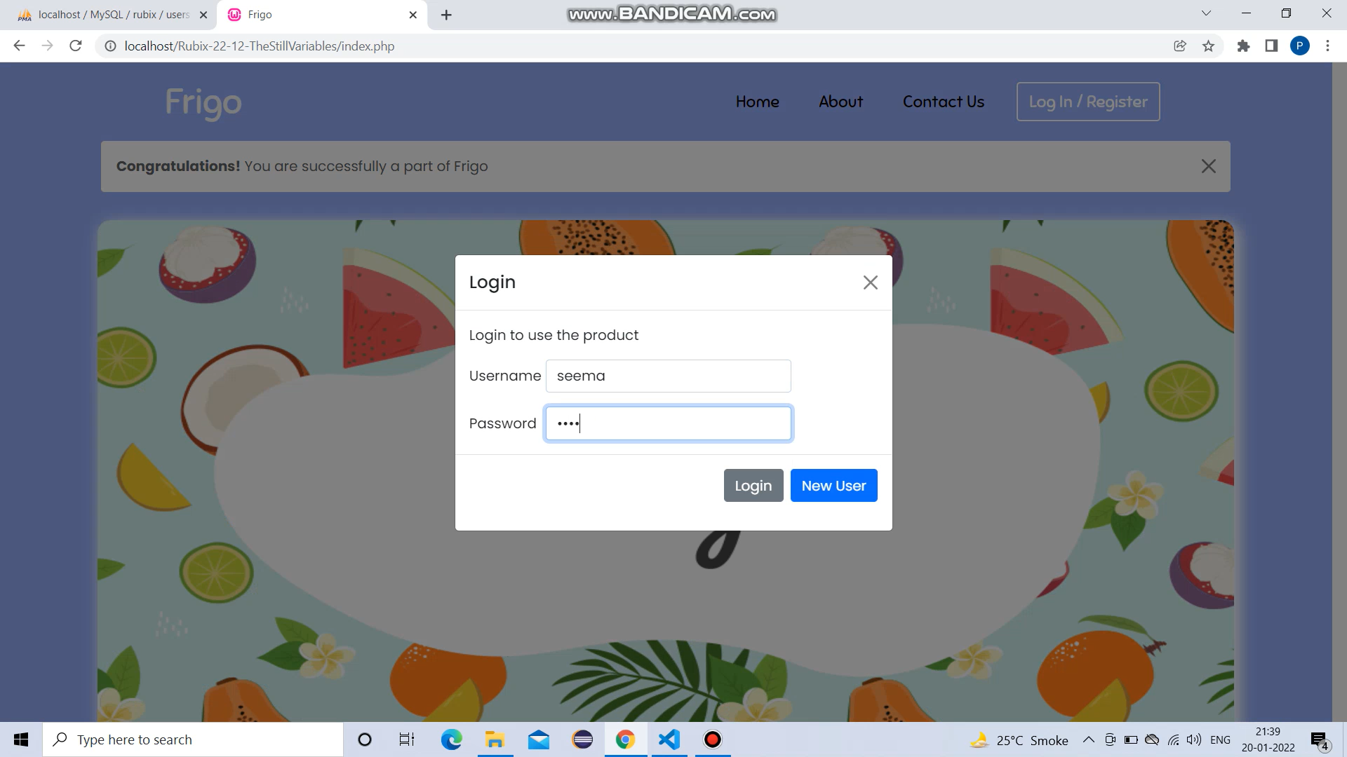 GitHub - priyansiChogale/frigo