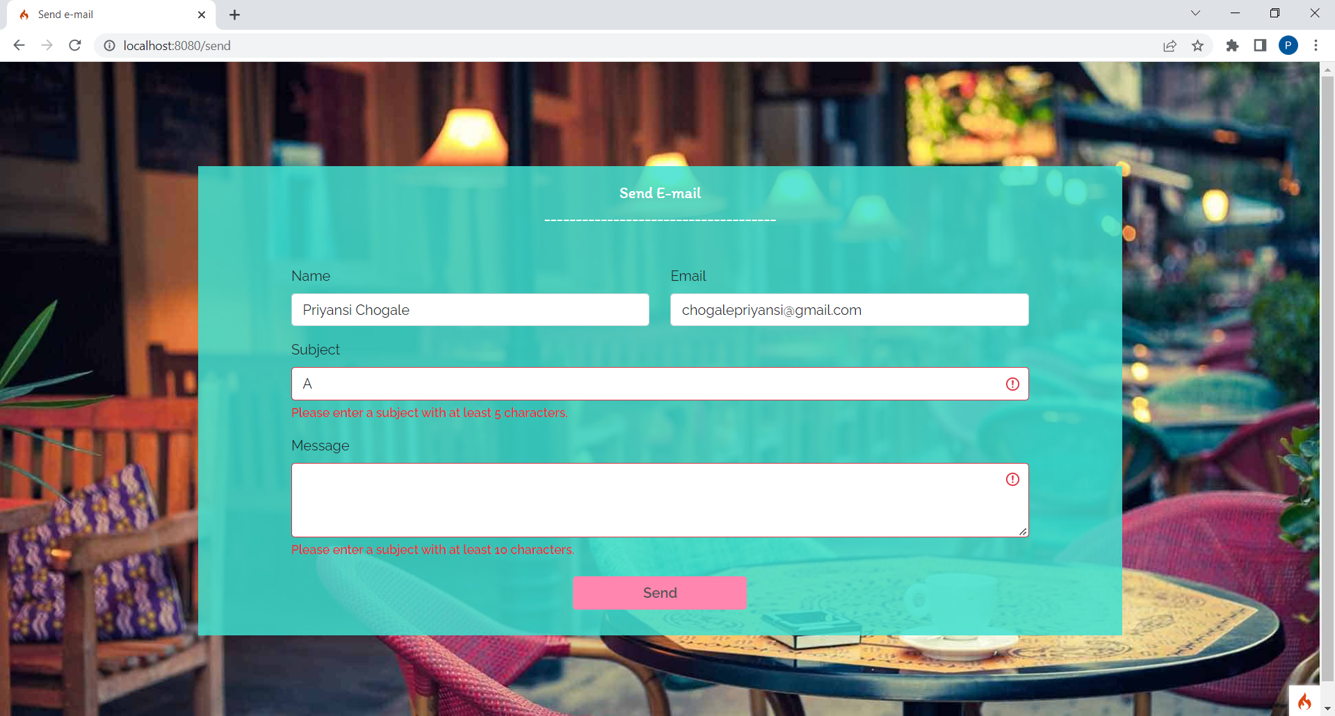 Github Priyansichogalesend Email Using Codeigniter
