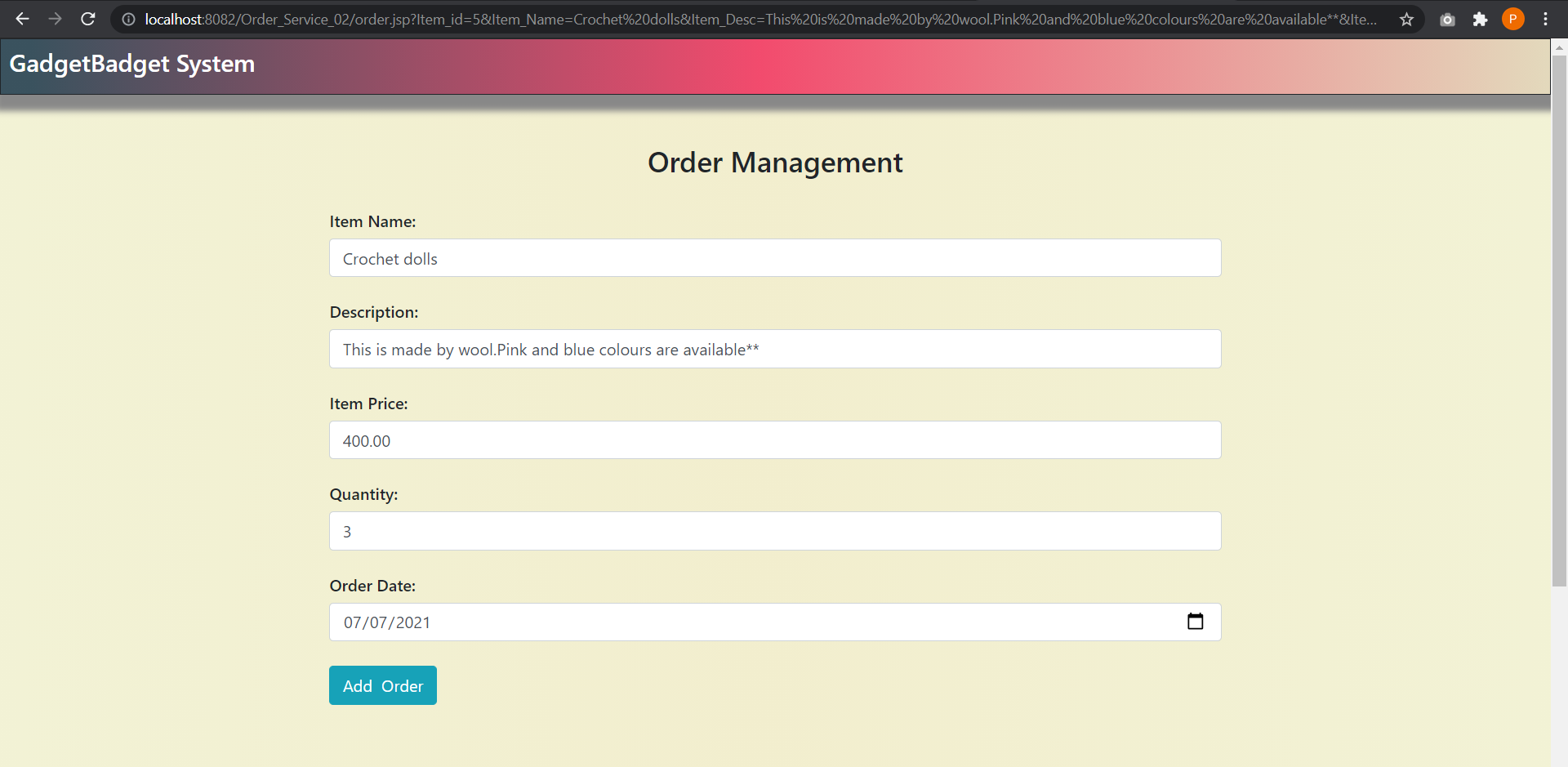 GitHub - piumi-al/Rest-API-jquery-Order-Service