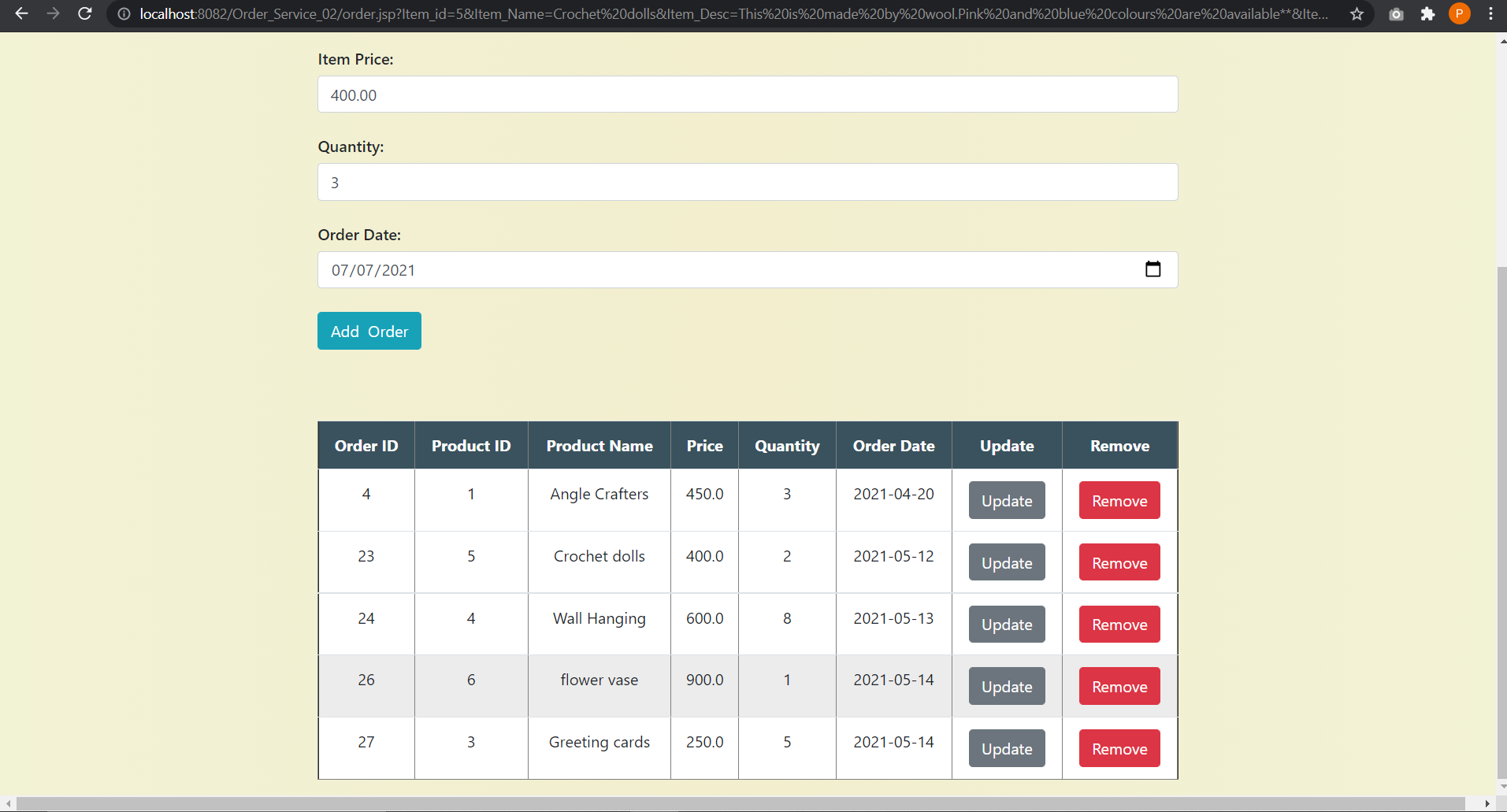 GitHub - piumi-al/Rest-API-jquery-Order-Service